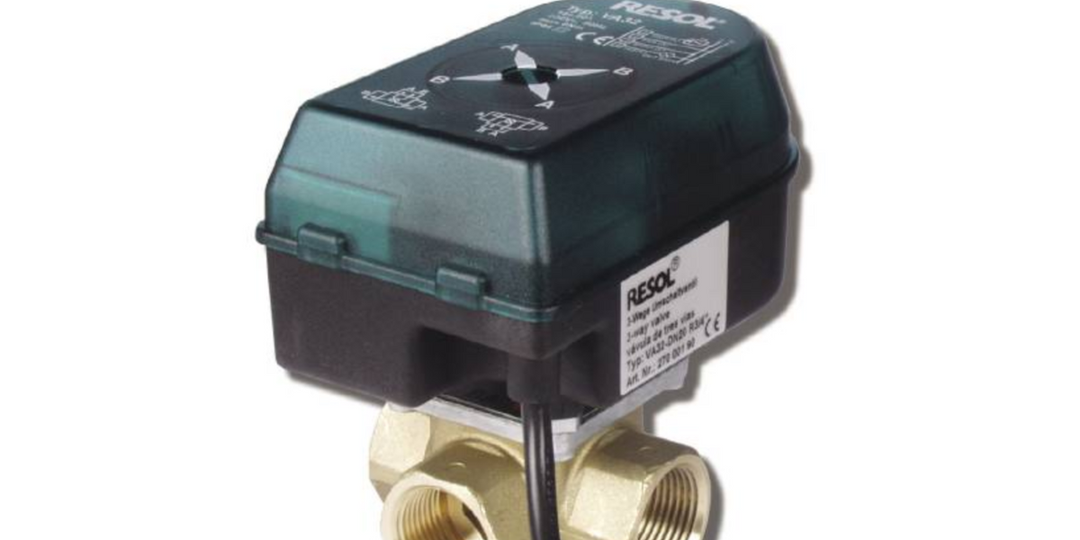 VA32 3 Port Motorised Valve, 1" Female HT