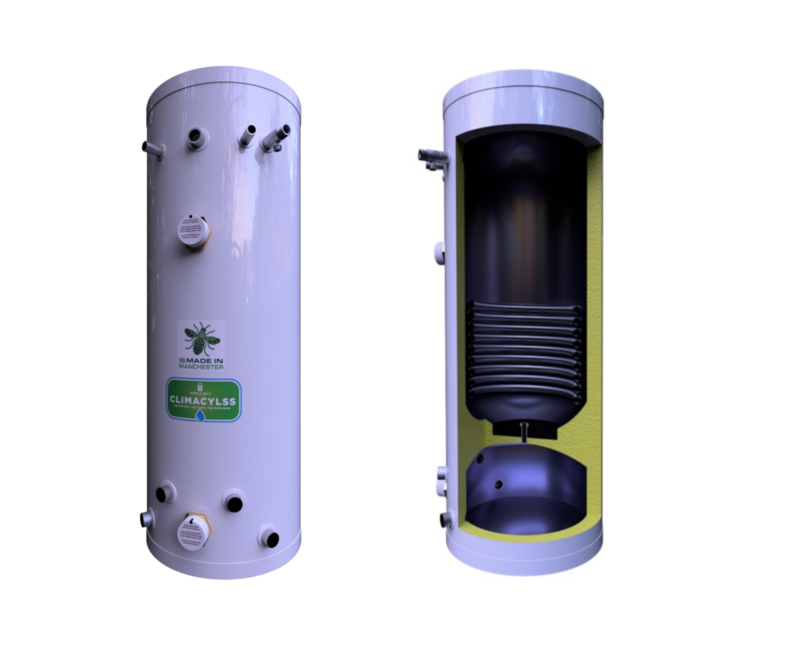 210L Climabuff Heat Pump Cylinder & 50L Buffer